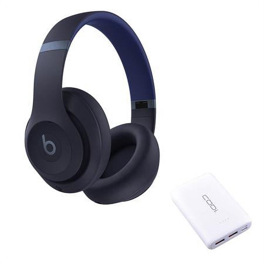 Beats Studio Pro Wireless Headphones, Navy with A03031 10000mAh Power ...