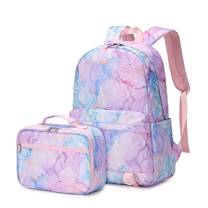 Bolso escolar para niñas con lonchera, juego de bolso escolar para ...