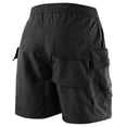 AGKIZG Print Men Color Gym Shorts Elastic Waist Zipper Pockets ...