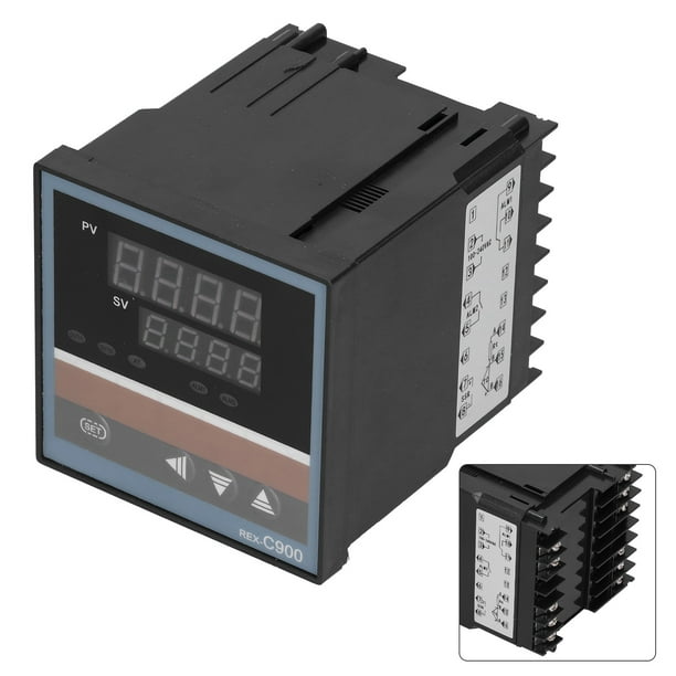 Controlador de temperatura industrial, controladores de termostato de temperatura PID, kit de ...