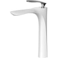 Brass Sink Tap, Modern Single Handle Basin Mixer Faucet with Ceramic ...