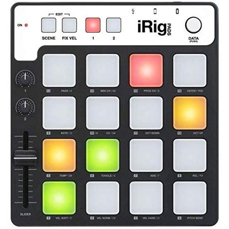 IK Multimedia iRig Pads MIDI Groove Controller for iPhone, iPad and Mac ...
