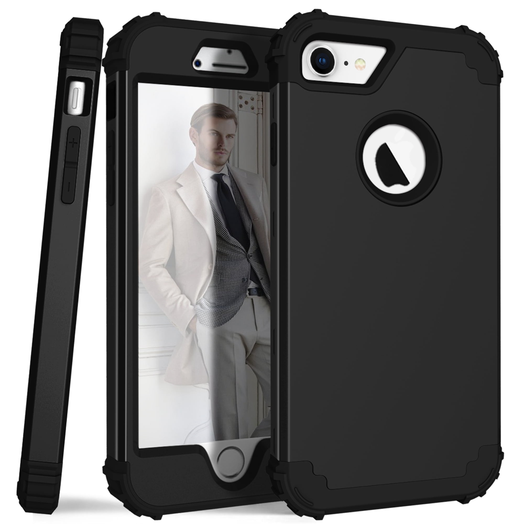 Dteck iPhone 7 Case, Dteck Heavy Dual Layer Rugged Shockproof Case Hard ...