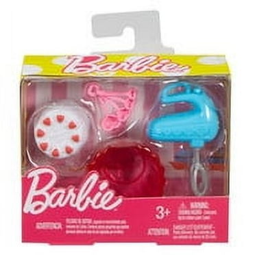 Barbie Decorated Dessert Cake Baking Accessory Set - Walmart.com
