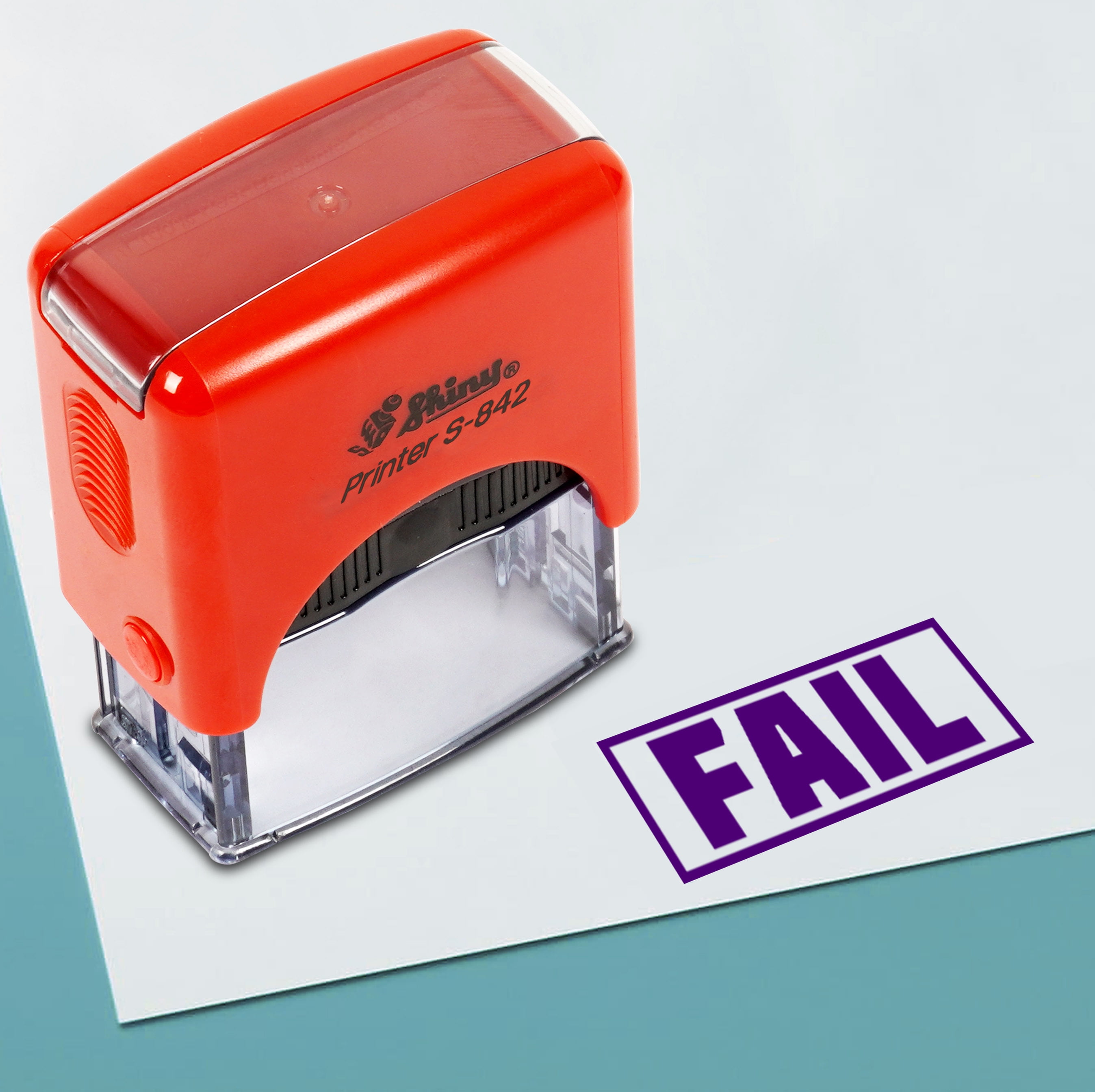 Printtoo Fail Self Inking Rubber Stamp Pre,Inked Office Stamp, Home ...