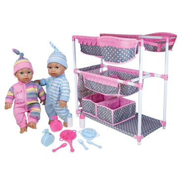 Dream Collection 16" Baby Doll Travelling Set - Blue - Walmart.com