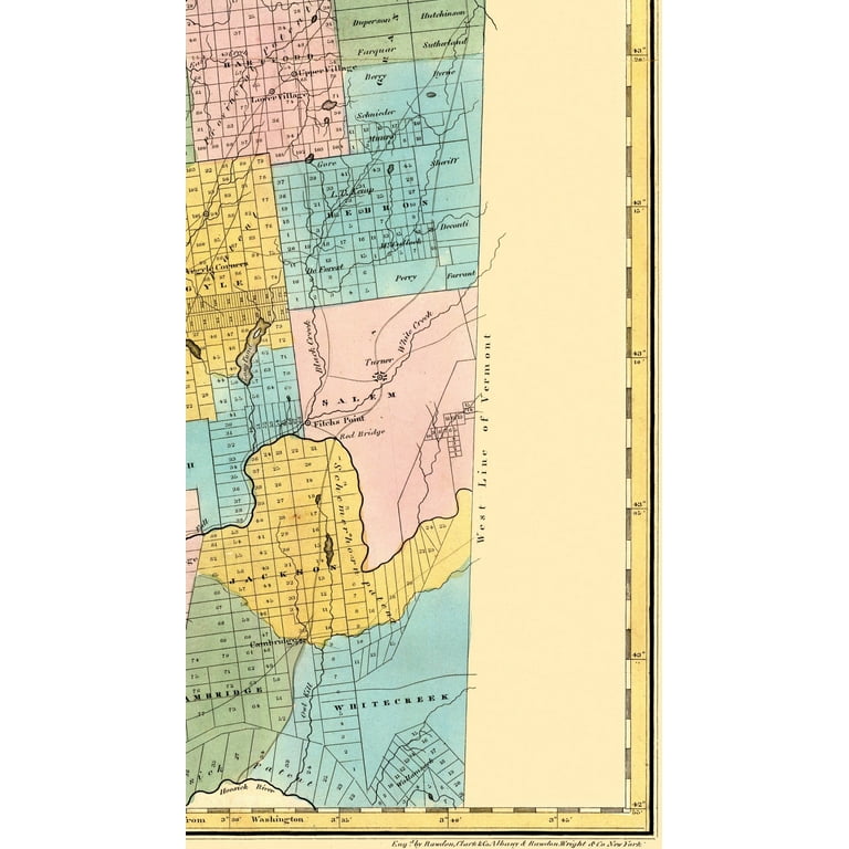 Washington County New York Map