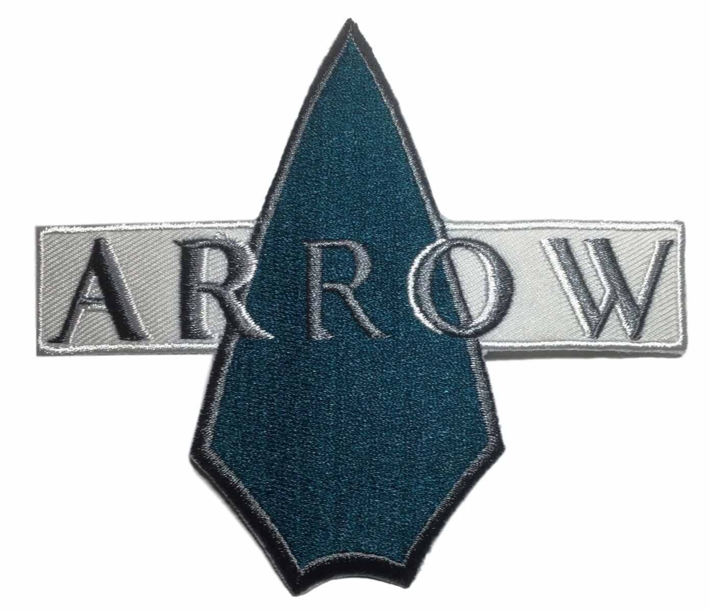 DC's Green Arrow Logo Name 4 1/4 " Wide Embroidered Iron On Patch ...