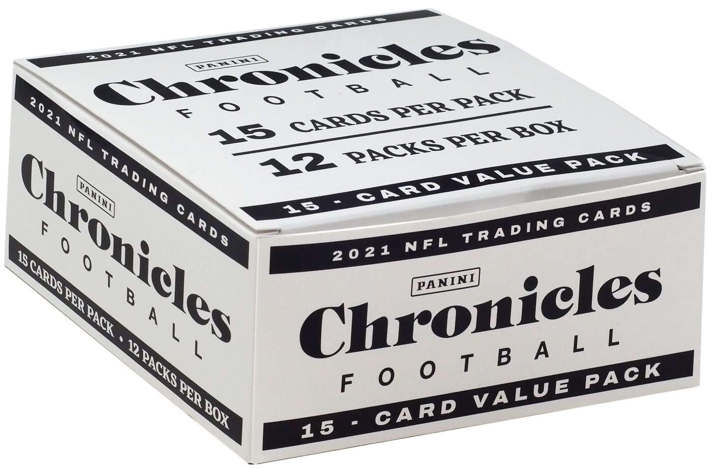 NFL Panini 2021 Chronicles Football Trading Card VALUE Box (12 Packs ...
