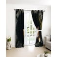 Cat Blackout Curtains for Bedroom/Living Room, Thermal Insulated ...