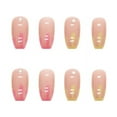 Fofosbeauty 24 pcs Short Coffin False Nails, Press-on Nails Designs ... Fofosbeauty 24 pcs Short Coffin False Nails, Press-on Nails Designs ...