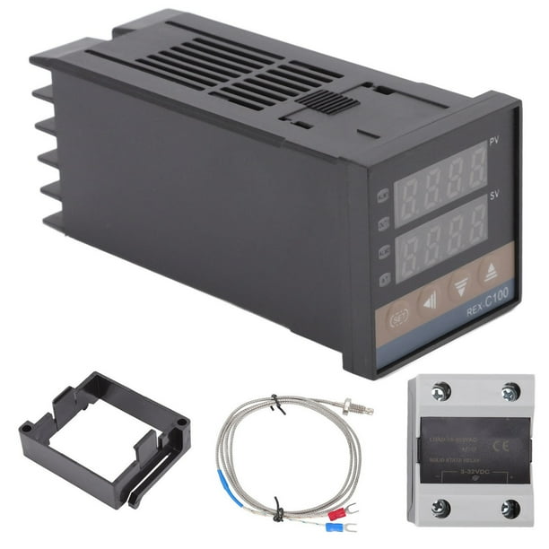 PID Thermostat Temperature Controller Set, 0-400 Degrees Celsius ...