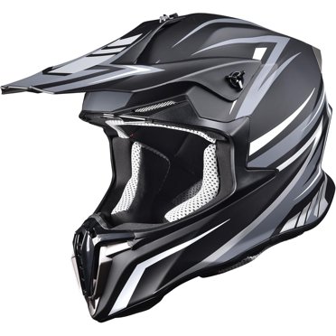 AHR Medium Size Motorcycle Helmet, Dual Visor, Flip up Full Face, DOT ...