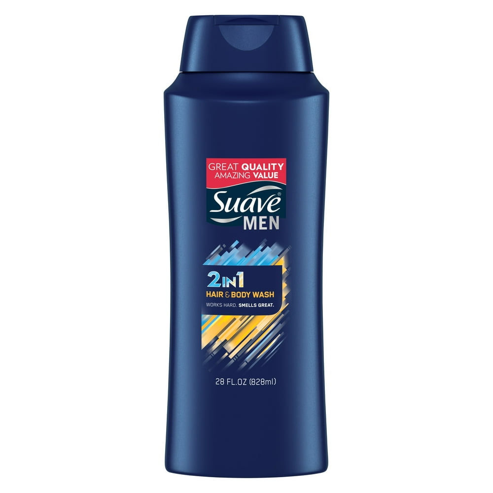 Suave Men 2 In 1 Hair And Body Wash 28 Oz