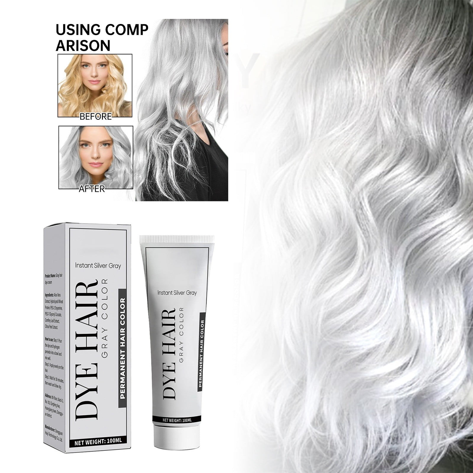 Click here for Visit The Sunlet Store Natural Hair Color Lasts Lo... prices