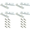 Tenn-Tex B-340 False Front Clips/Drawer (4 1/4" Opening) Set with ...
