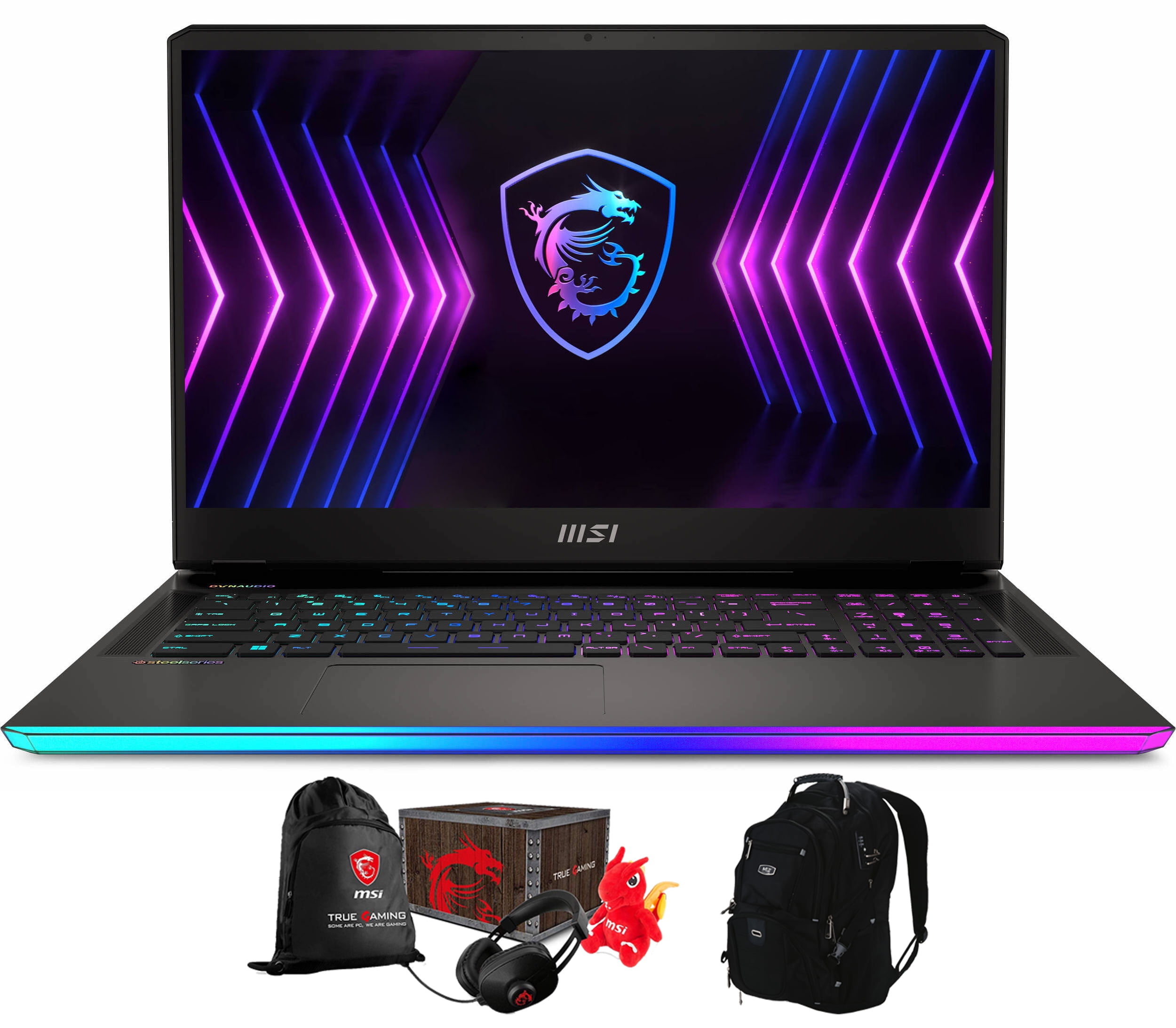 MSI Raider GE77HX Gaming/Entertainment Laptop (Intel i7-12800HX 16-Core ...