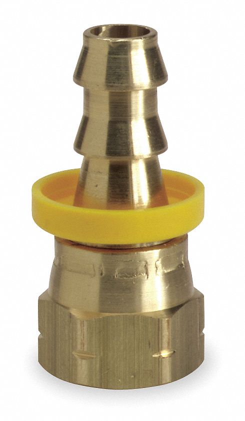 Speedaire Push on Fitting,3/8"x5/8",BarbxFlare 5A246 - Walmart.com