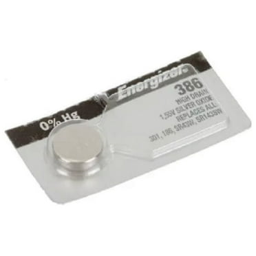 Energizer 386/301 - SR43 Silver Oxide Button Battery 1.55V 2 Pack ...