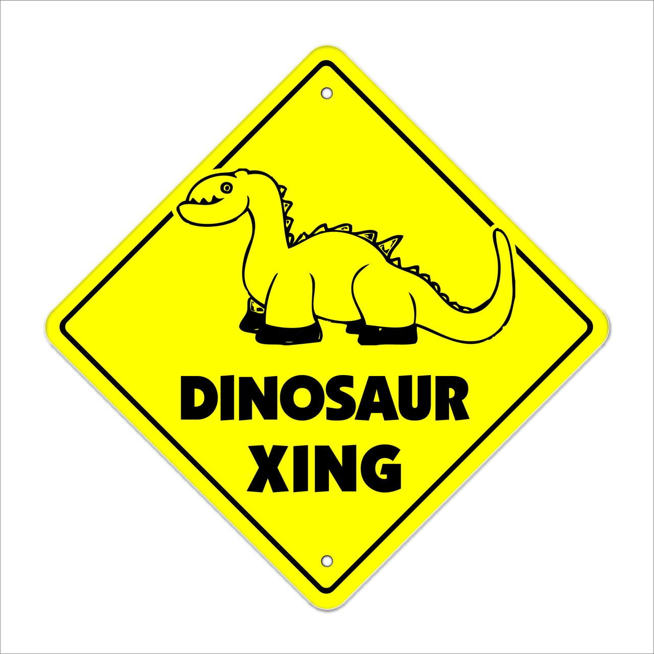 Dinosaur Crossing Signs