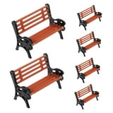 Masteelf Miniature Park Bench Set for Decoration Versatile Mini ...