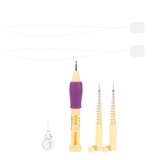 Haofy Embroidery Felting Needle Punch Pen with 2 Spring Needles Set ...