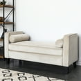 Best Choice Products Velvet Upholstered Accent Ottoman Bench For