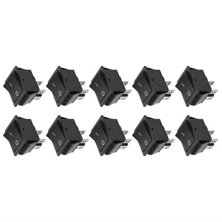 KC,10PCs 2‑Position Switch Rocker Position Switch Toggle Switch Best in ...
