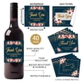 1Set Coated Paper Adhesive Sticker Wine Bottle Adhesive Label Rectangle ...