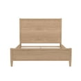Alpine Furniture Sinclair Queen Panel Bed, Natural - Walmart.com