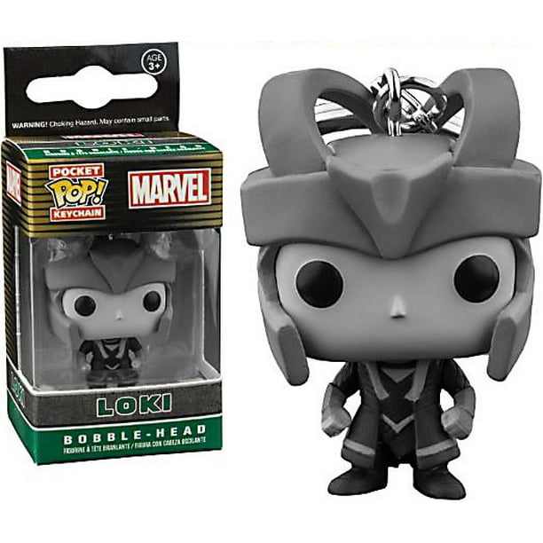 Funko - Funko Pocket POP! Marvel Loki Keychain [Black & White ...