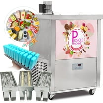Kolice Commercial 4 Slim Molds Popsicle Ice Cream Machine, Ice Bars ...