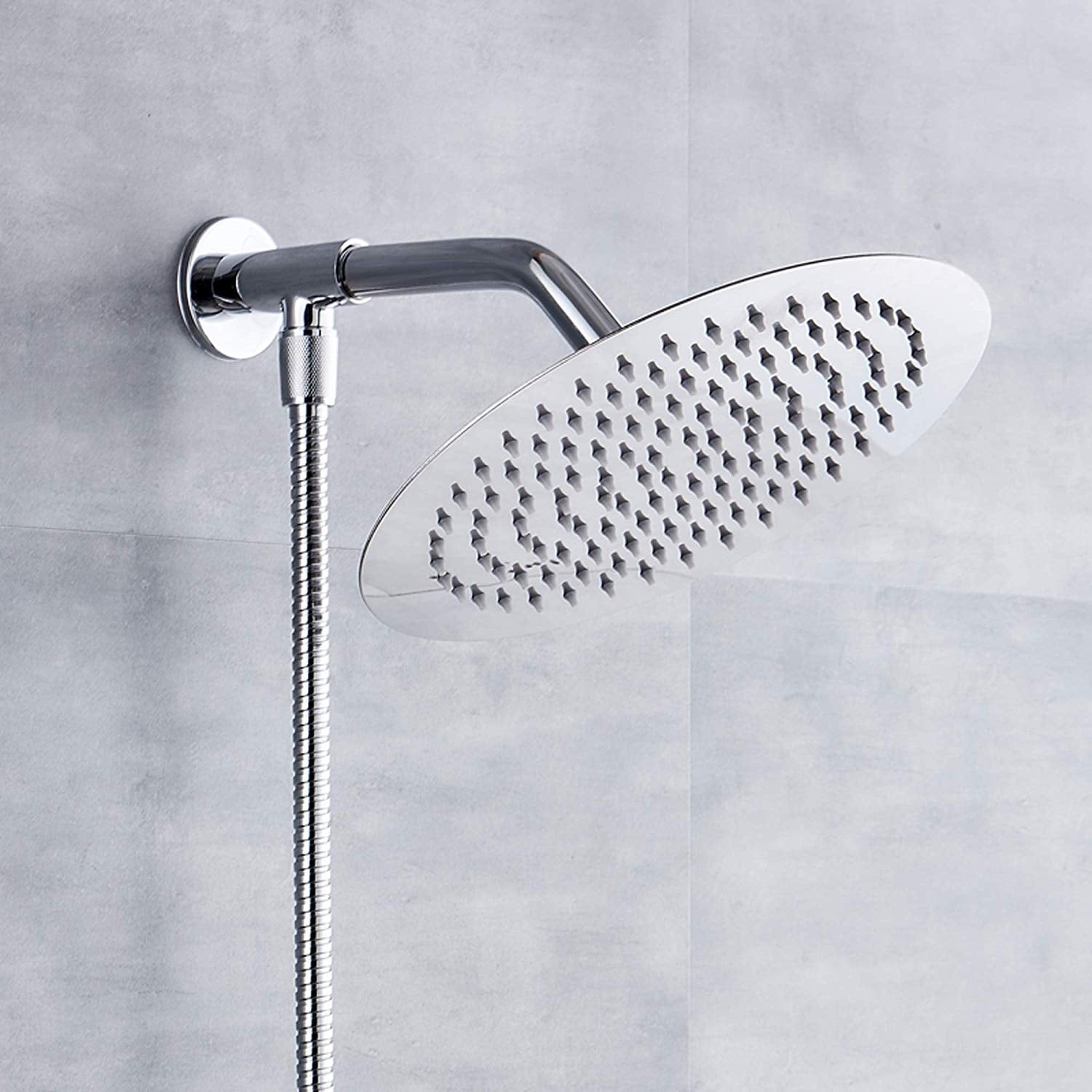 Vanity Art Luxury 12 Inch Round Rain Showerhead Ultra Thin High ...