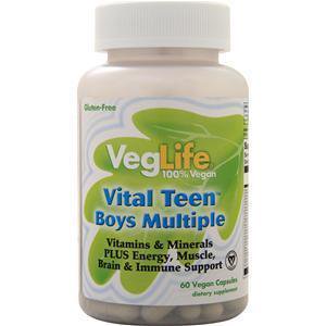 VegLife Vital Teen Boys Multiple 60 vcaps | Walmart Canada