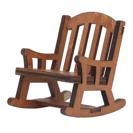 Dollhouse Rocking Chair, Dollhouse Rocking Chair 1:12 Scale Composite ...