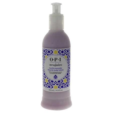 Avojuice Vanilla Lavender Hand & Body Lotion by OPI for Women - 8.5 oz ...