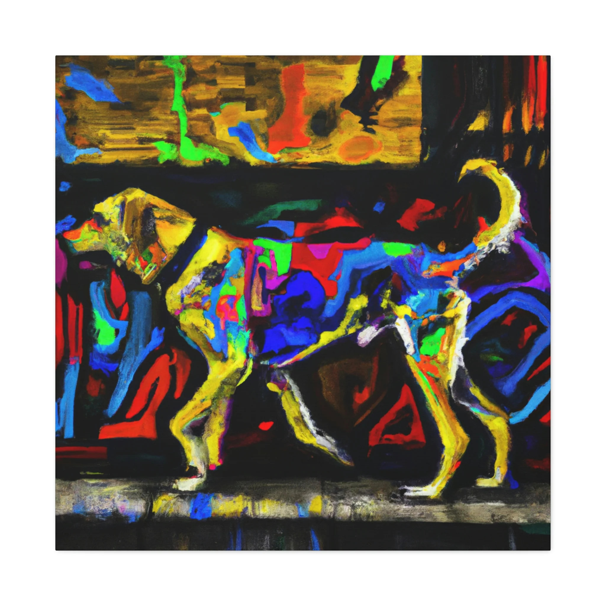 Dogs in Impressionism - Canvas - Walmart.com