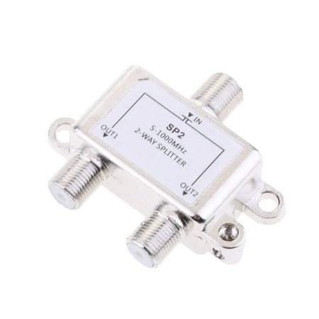 2 Way Cable Splitter Screw 5~1000 MHz Antenna Split - Walmart.ca