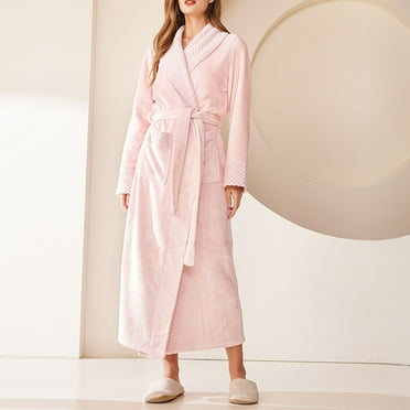 Jaclyn Women's Cable Plush Robe - Walmart.com