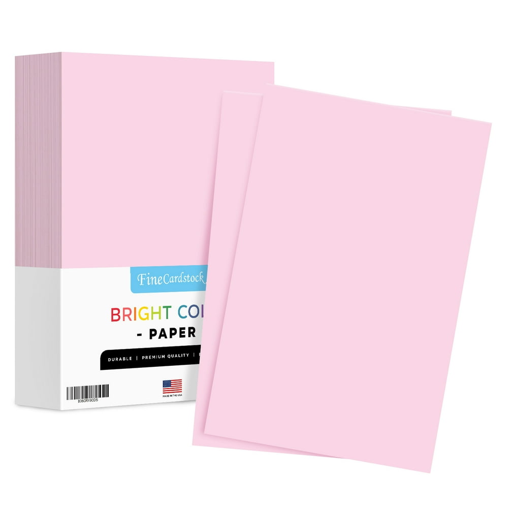 11 x 17" Ultra Pink Color Paper Smooth, for School, Office & Home ...