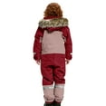 Girls Boys Snowsuit Waterproof Snowboarding Coveralls One Piece Ski ...