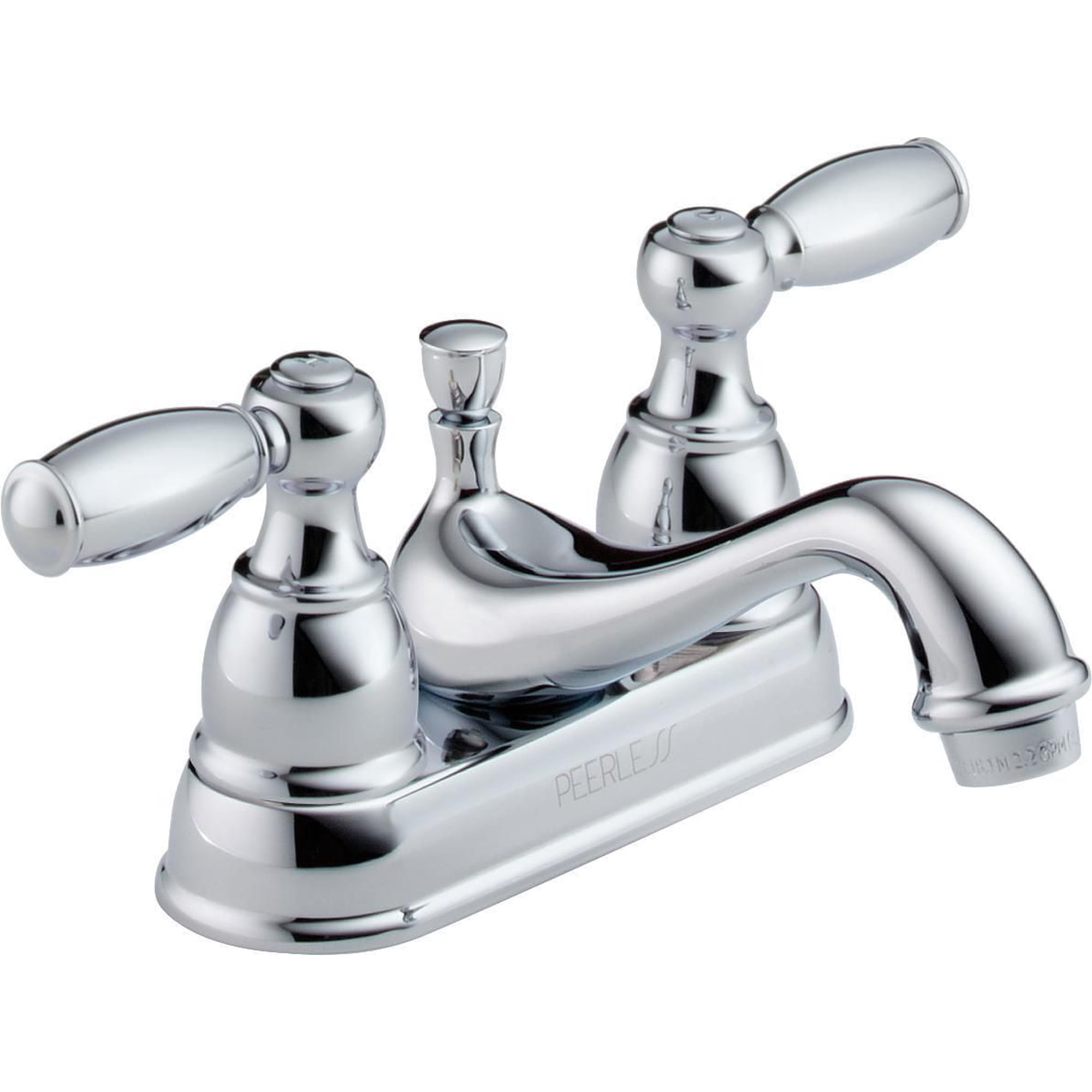 Click here for Peerless Two Handle Centerset Bathroom Faucet In C... prices