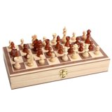 Uervoton Chess Checkers Backgammon 3-in-1 Board Games Sets, Wooden ...