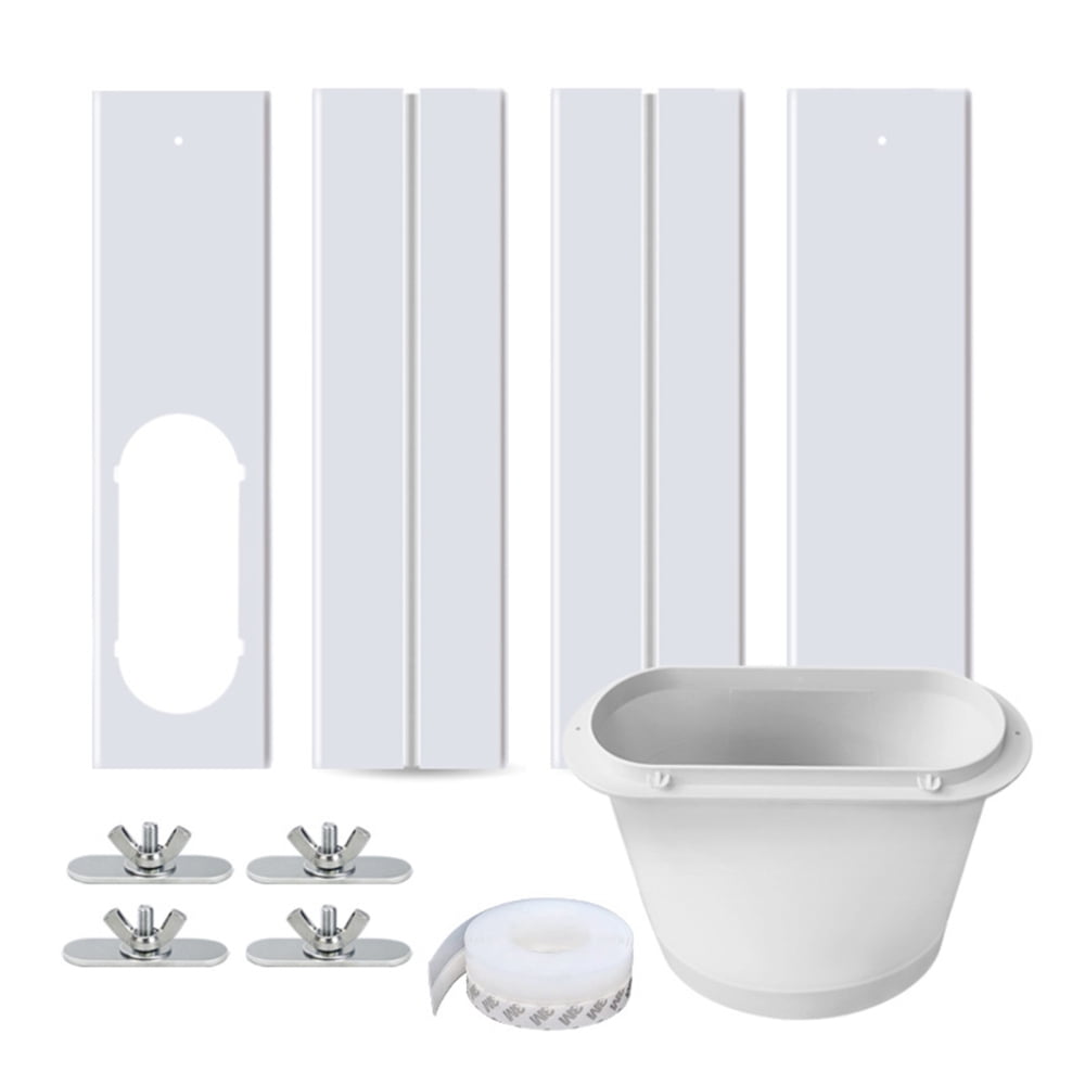 Portable AC Window Kit Adjustable AC Vent Kit PVC Seal For Exhaust Hose ...