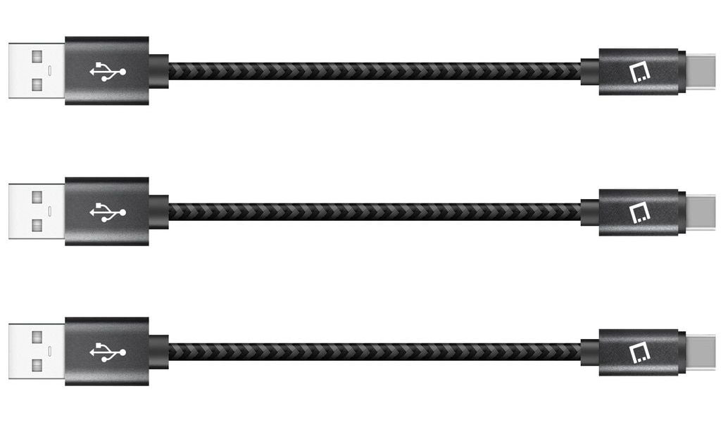 Cellet (3-Pack) 4 inch USB Cables Compatible with BLU View 2 - Mini ...