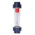 Water Flow Meter Liquid Flowmeter 1.6‑16m³/h Plastic Tube with ABS ...