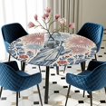 250 Years of Liberty Round Table Cover, Statue of Liberty Floral ...