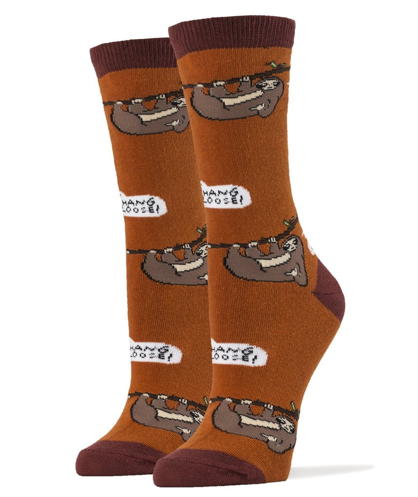 Oooh Yeah Women's Novelty Crew Socks, Colorful Funny Socks, Just ...