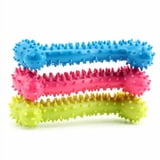3 Rubber Dog Toys Chew Bones Teething Strong Long Lasting Puppy Play ...