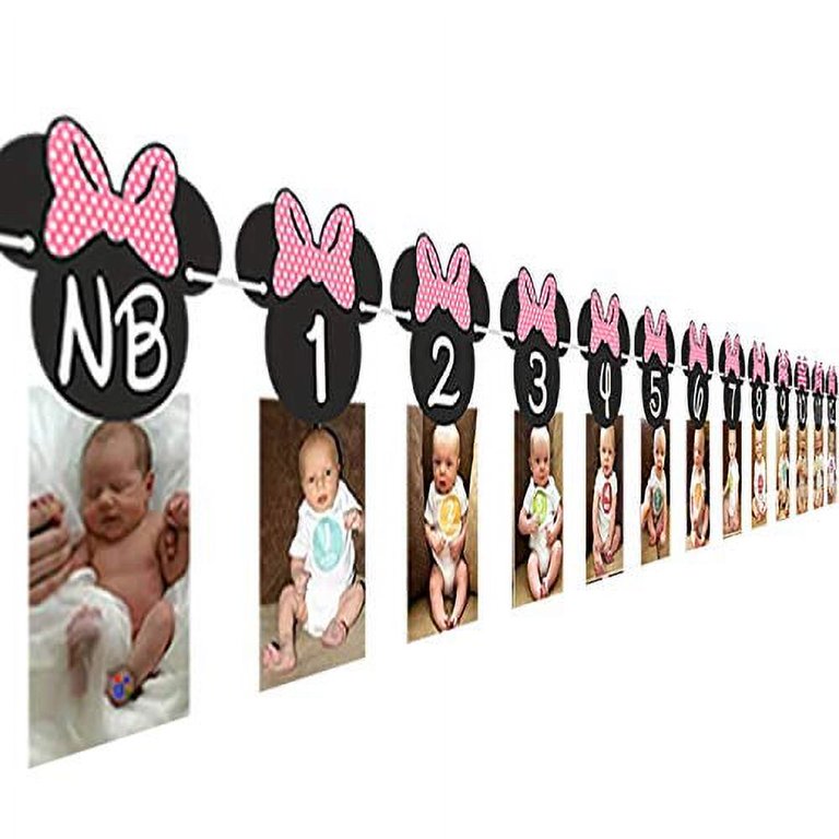 Minnie Mouse Birthday Banner Printable FREE PINK Minnie Mouse Birthday